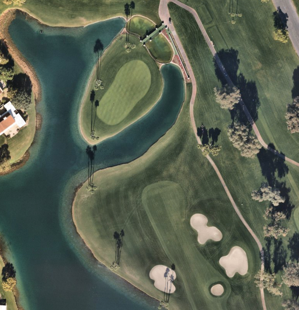 Check the PuttView Yardage & Greens Map - Mission Hills Dinah Shore